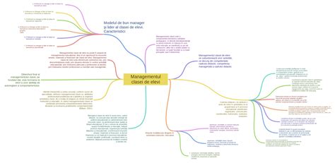 Managementul Clasei De Elevi Coggle Diagram