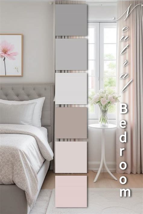 Grey And Pink Palette For A Bedroom Bedroom Colors Bedroom Interior
