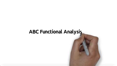 Abc Functional Analysis A Cbt Technique Youtube