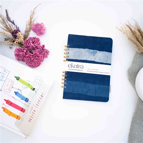 Handcrafted Sustainable A5 Wire Bound Journal Ruled 100 Gsm Paper