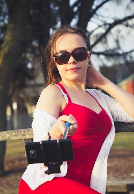Premium Photo Girl Selfie