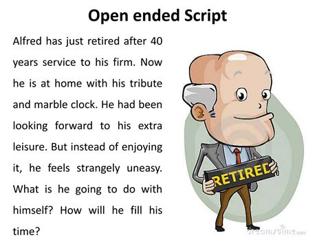 Open Ended Script Transactional Analysis Ppt