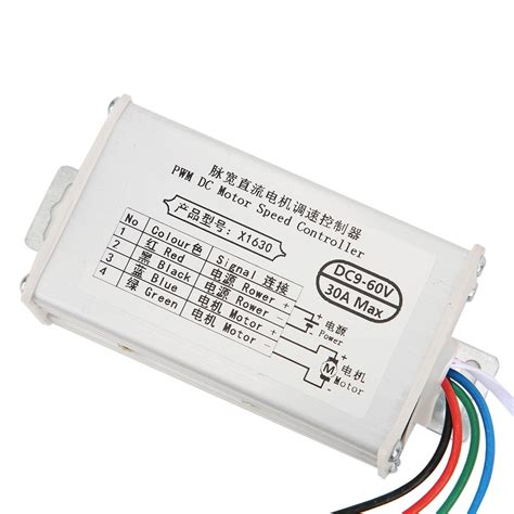 Brush DC Motor Controller Adjustable PWM Speed Control DC9 60V 10A 20A 30A30A Walmart Com