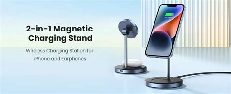Ugreen Magflow 2 In 1 Magnetic Wireless Charging Station Gadgetkhor