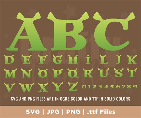 Fonte Letra Shrek Shrek Font Generator Eiyr