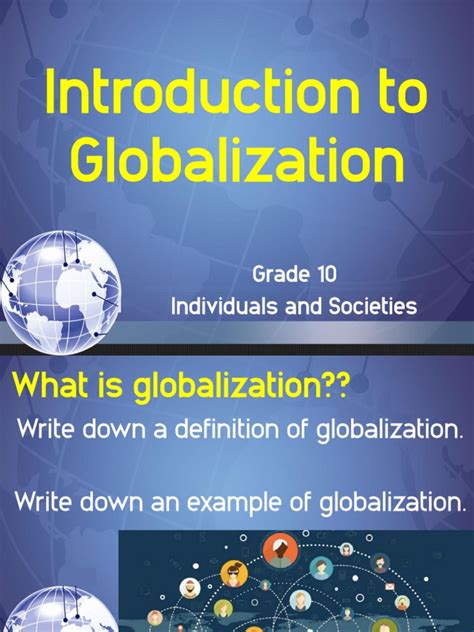 Globalization Intro Presentation Pdf Pdf
