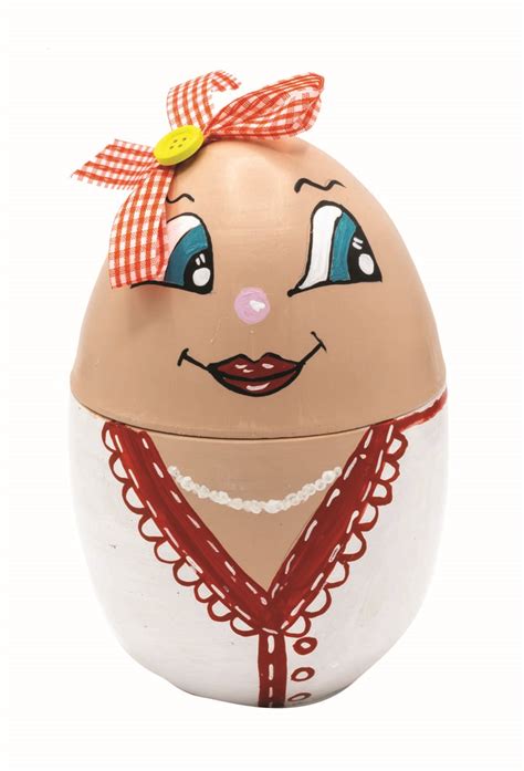 Jk Home Décor Egg Opened Girl Ceramic 19cm