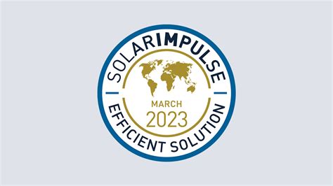 Greeniron Has Been Awarded The Solar Impulse Efficient Solution Label