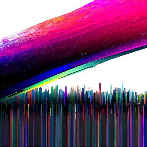 Download Colorful Glitch Effect Png Cut51