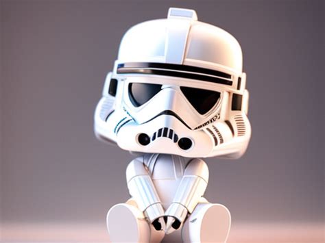 Cute Sitting Stormtrooper Chibi By Nendocollector Makerworld Download Free 3d Models