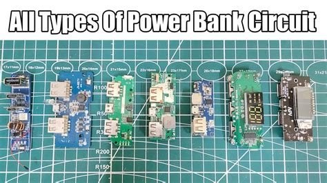All Types Of Power Bank Modules Type C Display Module Fast Charging