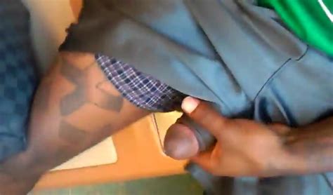 Straight Guy Showing Dick In Train
