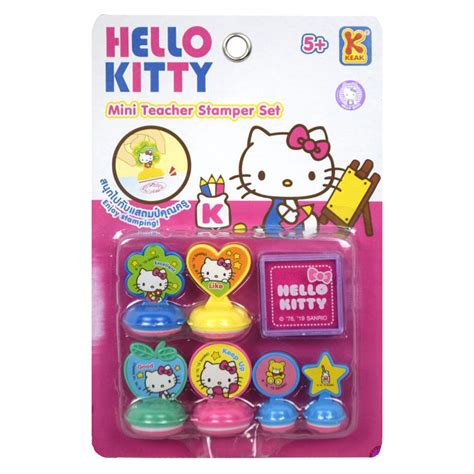 Stamper Mini Set Hello Kitty Kt 7205 Sanrio Japan Cute Kawaii Toy ตัวปั๊มซานริโอ เฮลโลคิตตี