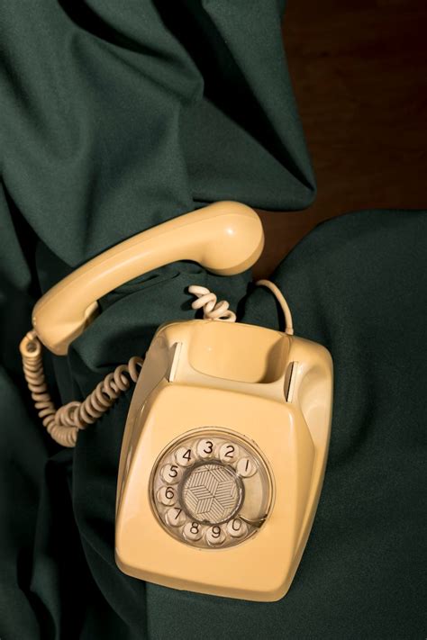 Old Phone Wallpapers Vintage Phone Fabric Wallpaper And Home Decor