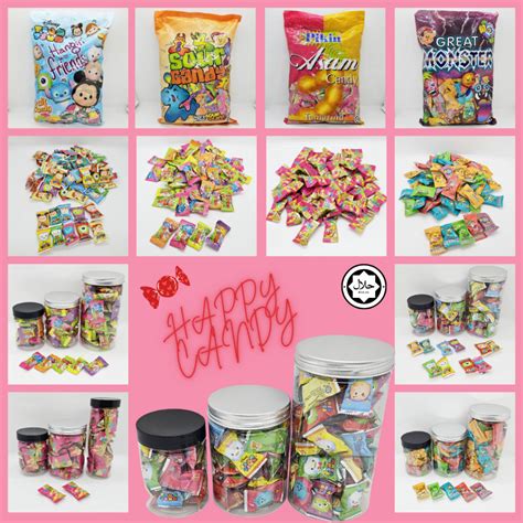 Gula Gula Disney Mickey Fruity Candy Monster Candy Tamarind Asam Jawa Candy Sour Ghost