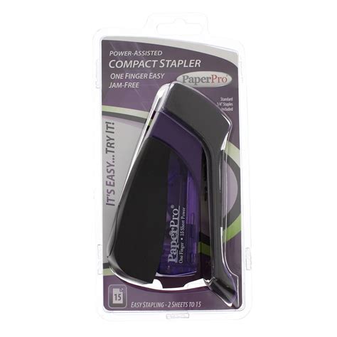 Paperpro Translucent Compact Stapler Purple Shop Tools And Equipment
