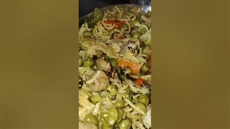 Mutter Mushroom Chilli Rice Youtube