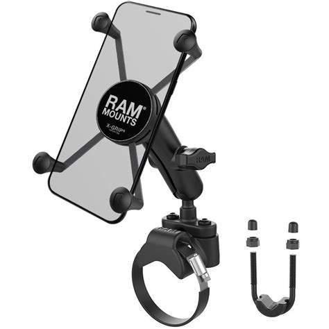 Ram B 231 2 Un10 Ram X Grip Large Phone Mount With Atv Utv Rail Base