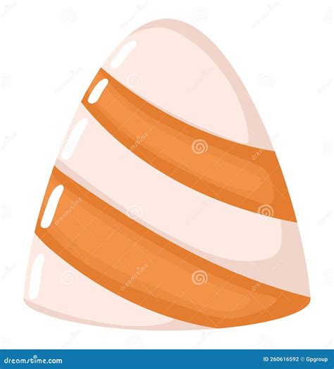 Orange Gummy Candy Stock Vector Illustration Of Design 260616592