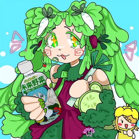 Miku Vegetable Style By Hamteeth On Deviantart