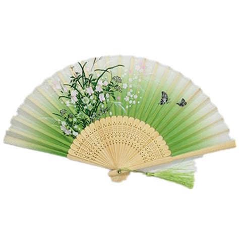 New Customized Handheld Fabric Folding Fans For Promotion T Hand Fan