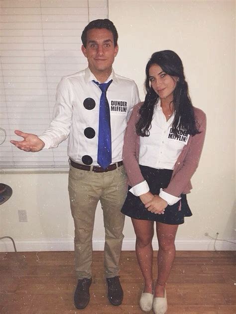 Jim And Pam The Office Costume Jim Pam And Dwight Costume Couples