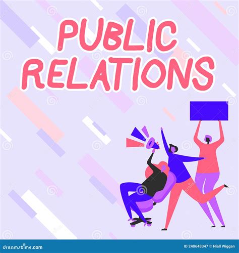 Conceptual Caption Public Relations Word Written On Practice Managing Spread Of Information