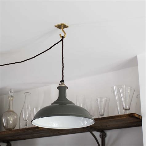 Bronze Cast Ceiling Hook Aged Finish For Heavyweight Light Fittings — Mark Lewis Interior Design