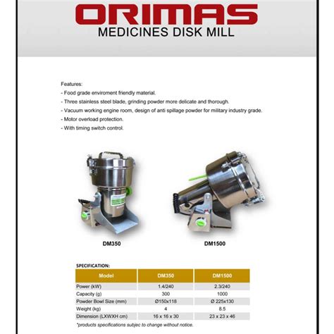 Medical Cutting Machine Medicine Disk Mill Medicine Bolus Making