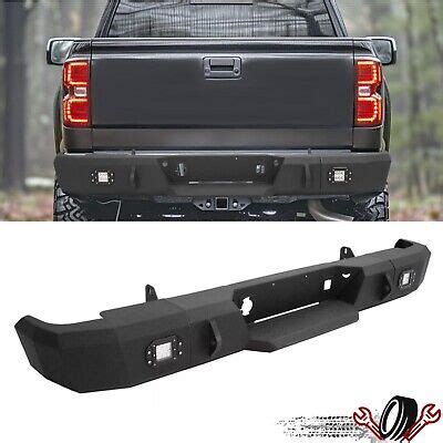 New Complete Rear Bumper Assembly For 2011 2014 Silverado Sierra 2500