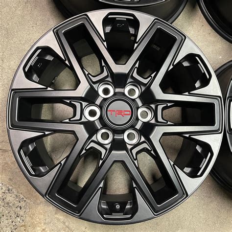 Sold Four 2024 2025 Toyota Tundra Trd Factory 20 Wheels Oem Rims Black
