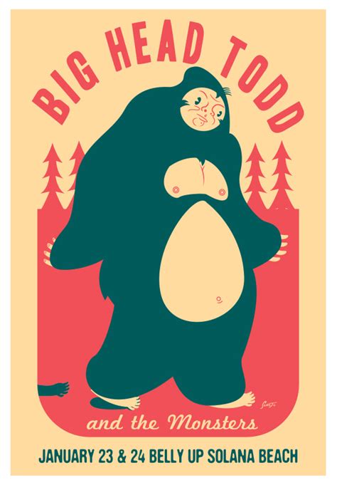 Scrojo Big Head Todd And The Monsters Poster