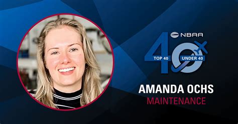 Amanda Ochs 2025 Business Aviation Top 40 Under 40 Award Recipient
