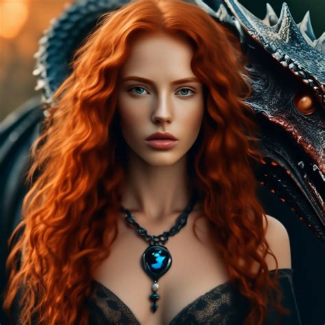 Realismprofessional Photo Incredibly Beautiful Girl Red Haired Witch
