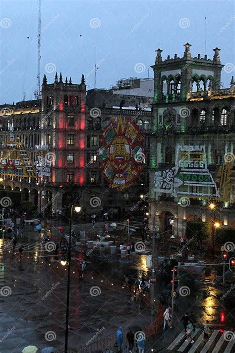 Mexico City Mexico September 6 2023 Decoration Of The Historic