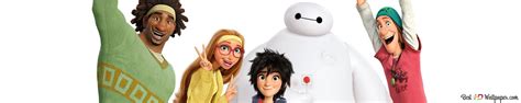 Big Hero 6 Animated Movie Characters 2k Wallpaper Download