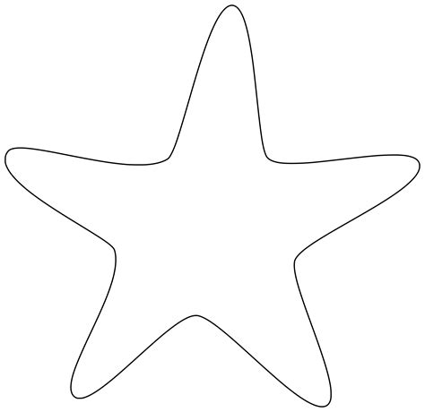 Shape Of Starfish Free Printable Papercraft Templates