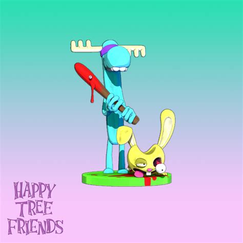 Happy Tree Friends Cuddles Cuddles Htf Poster For Sale By Marmimow