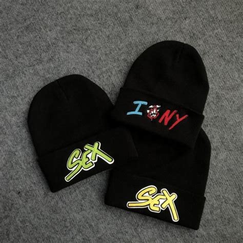 Chrome Hearts Sex Beanie Green Yellow