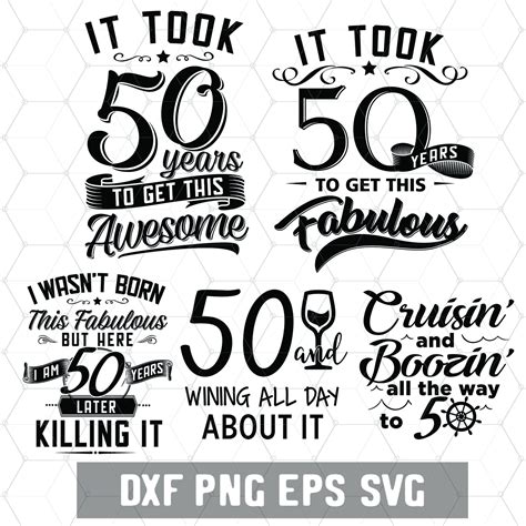 Free Printable 50th Birthday Quotes All For One