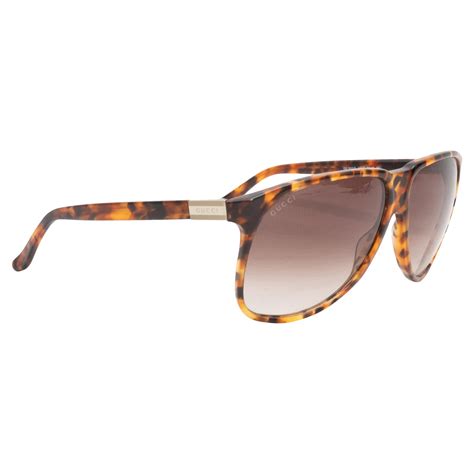 Gucci Large Round Tortoise Shell Sunglasses For Sale At 1stdibs Large