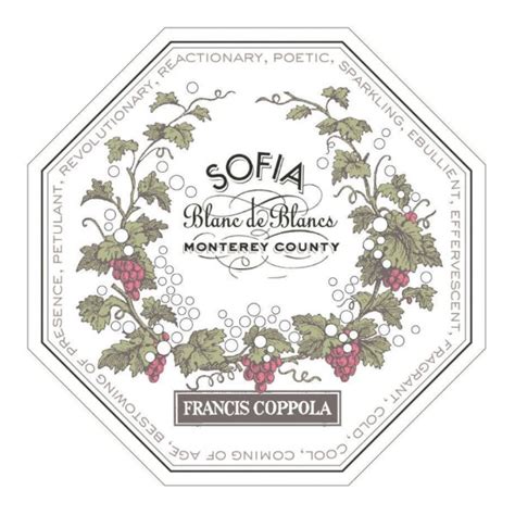 Coppola Sofia Blanc De Blanc 750ml Amsterwine Wine Coppola California Central Coast Champagne