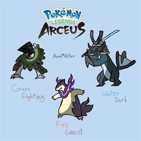 Hisuian Starter Evolution Predictions Rpokemonlegendsarceus
