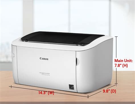Canon Monochrome Wireless Laser Printer White Lbp6030w Hsds Online
