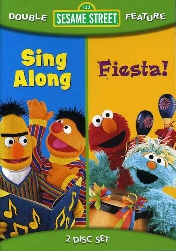Sesame Street Double Feature Sing Along And Fiesta 2 Dvd Set Very