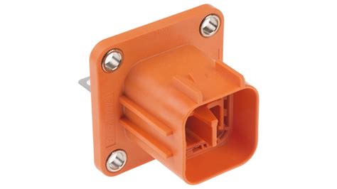 8 2141272 1 Conector Para Vehículo Eléctrico Hembra 2 Contactos Recto Montaje En Panel 40a Rs