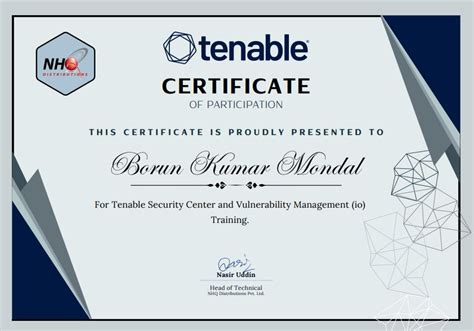 Borun Kumar Mondal On Linkedin Tenable Va Informationsecurity