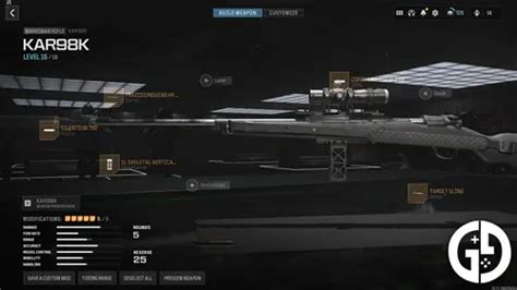 Best Kar98k Mw3 Loadout Attachments Class And Perks