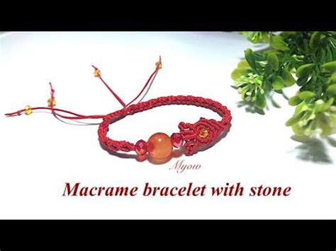 DIY Macrame Bracelet Tutorial VT0028 YouTube Macrame Bracelets Macrame Bracelet Tutorial