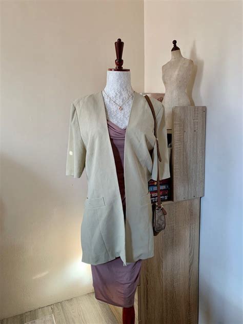 Daria Nude Shortsleeve Light Blazer Womens Fashion Coats Jackets